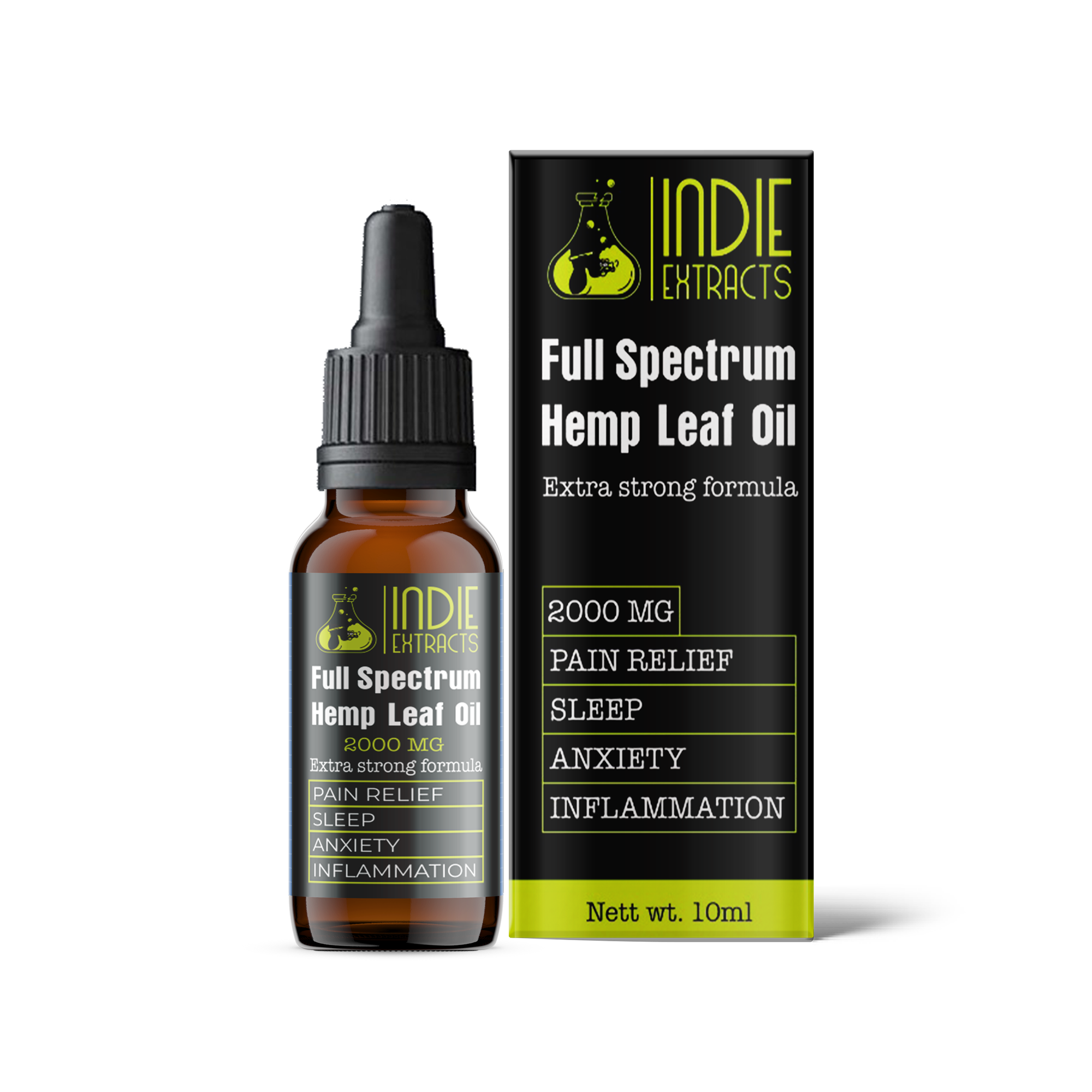 Full Spectrum Hemp Leaf Oil | 2000MG
